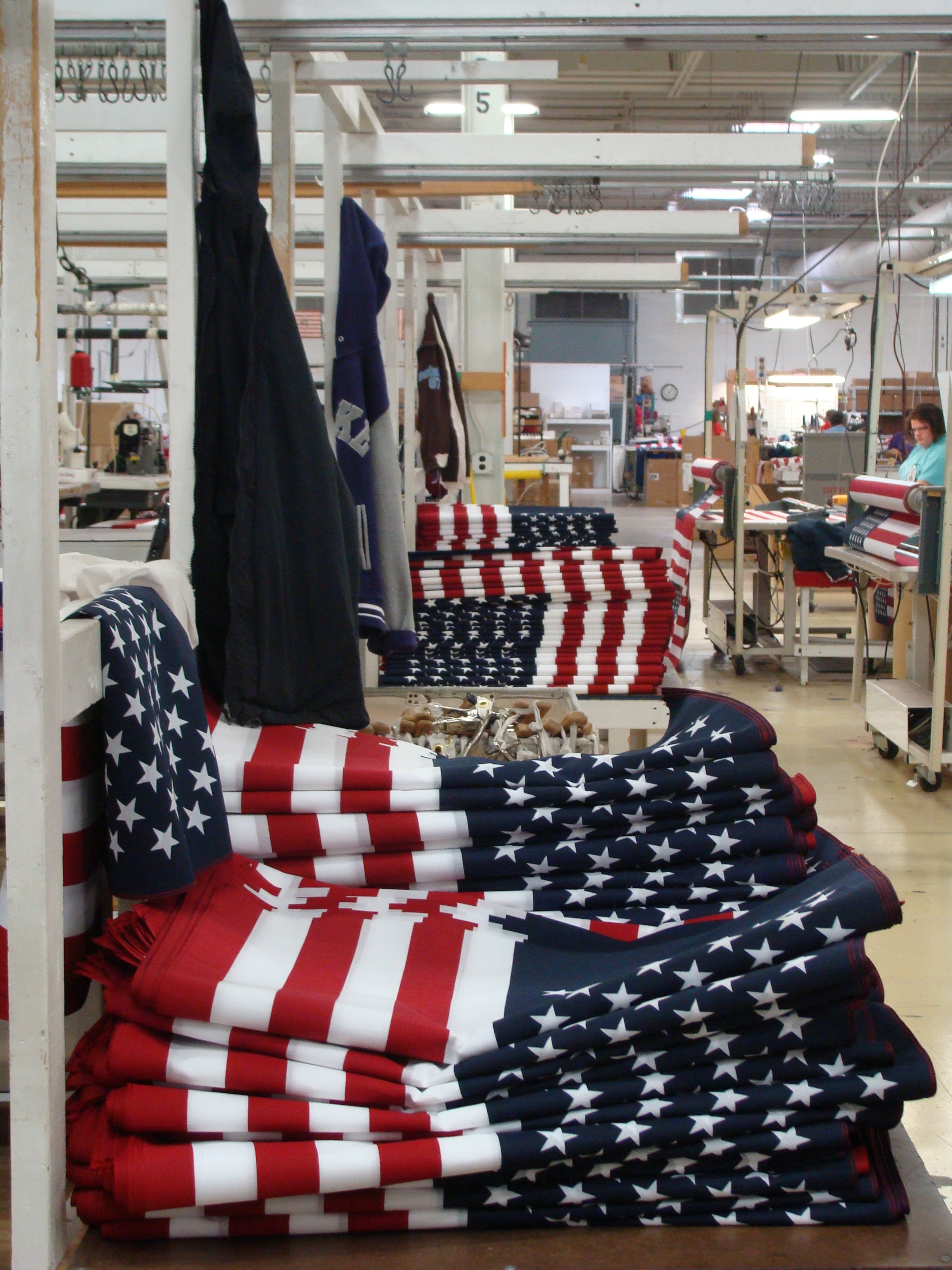 Annin Flag Factory Tour Traveling Marla Coshocton Ohio American flag ...