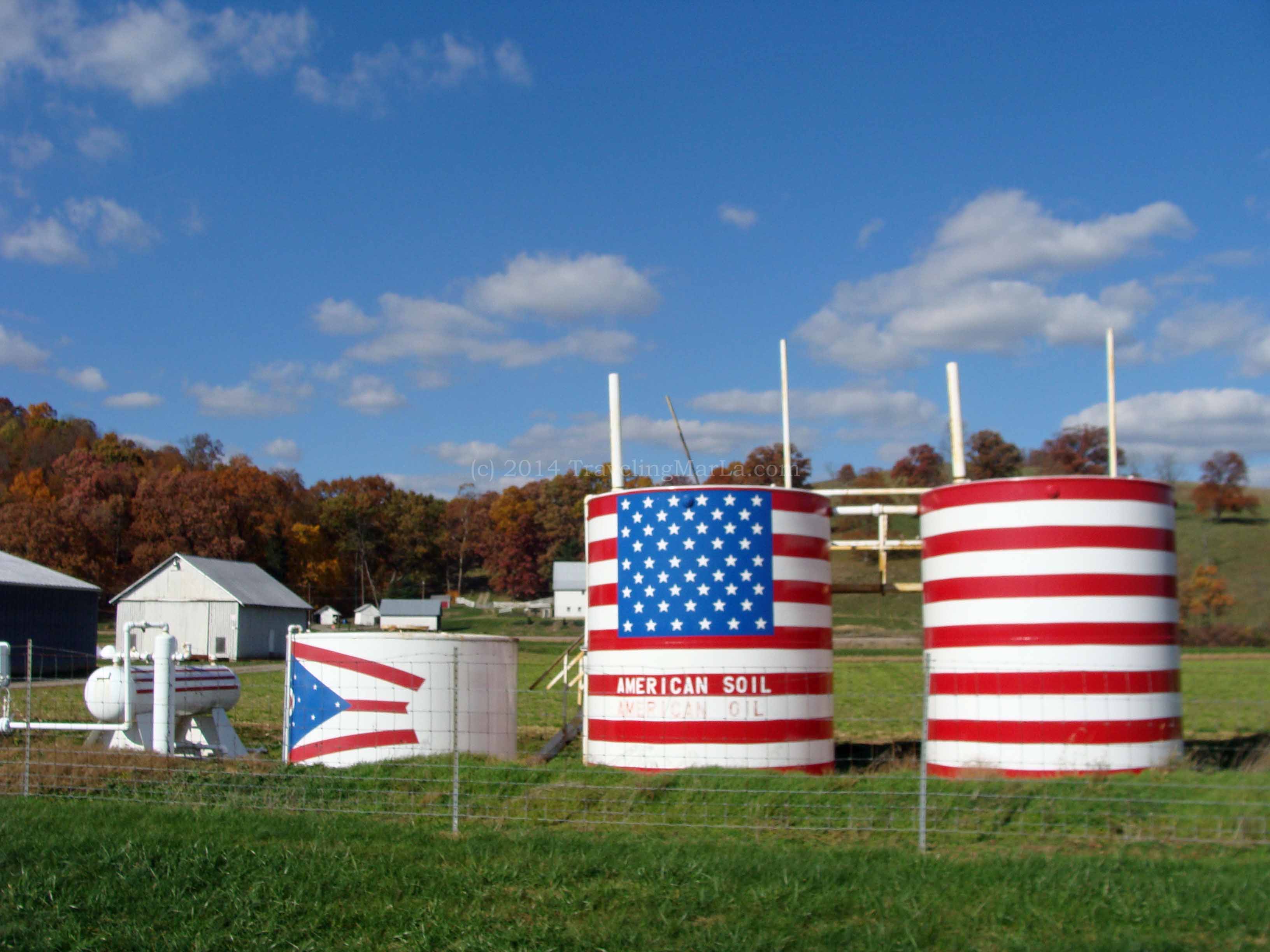 American flag farm silo – MarLa Sink Druzgal